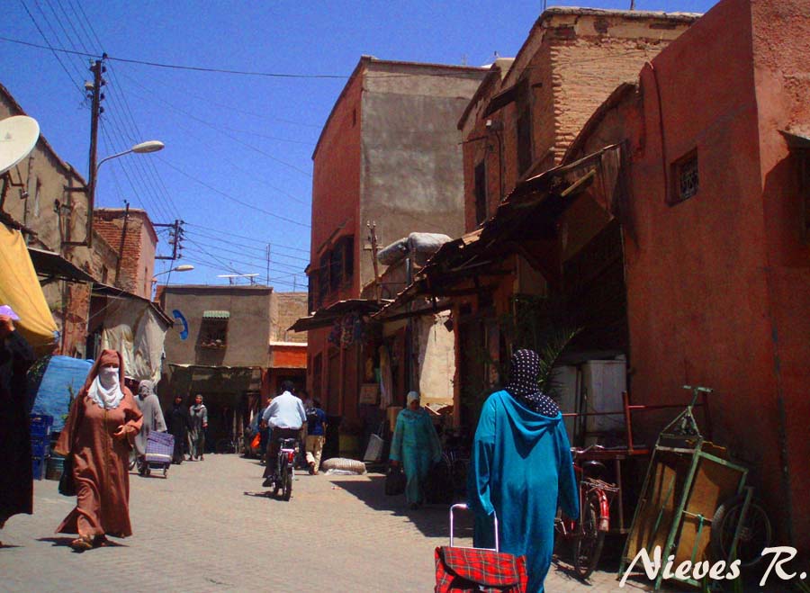 El trolley de Nieves: VISITANDO MARRAKECH, LA CIUDAD ROJA