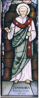 TRADITIONAL LATIN MASS PROPERS IN ENGLISH: SAINT ZEPHYRINUS (217 A.D ...