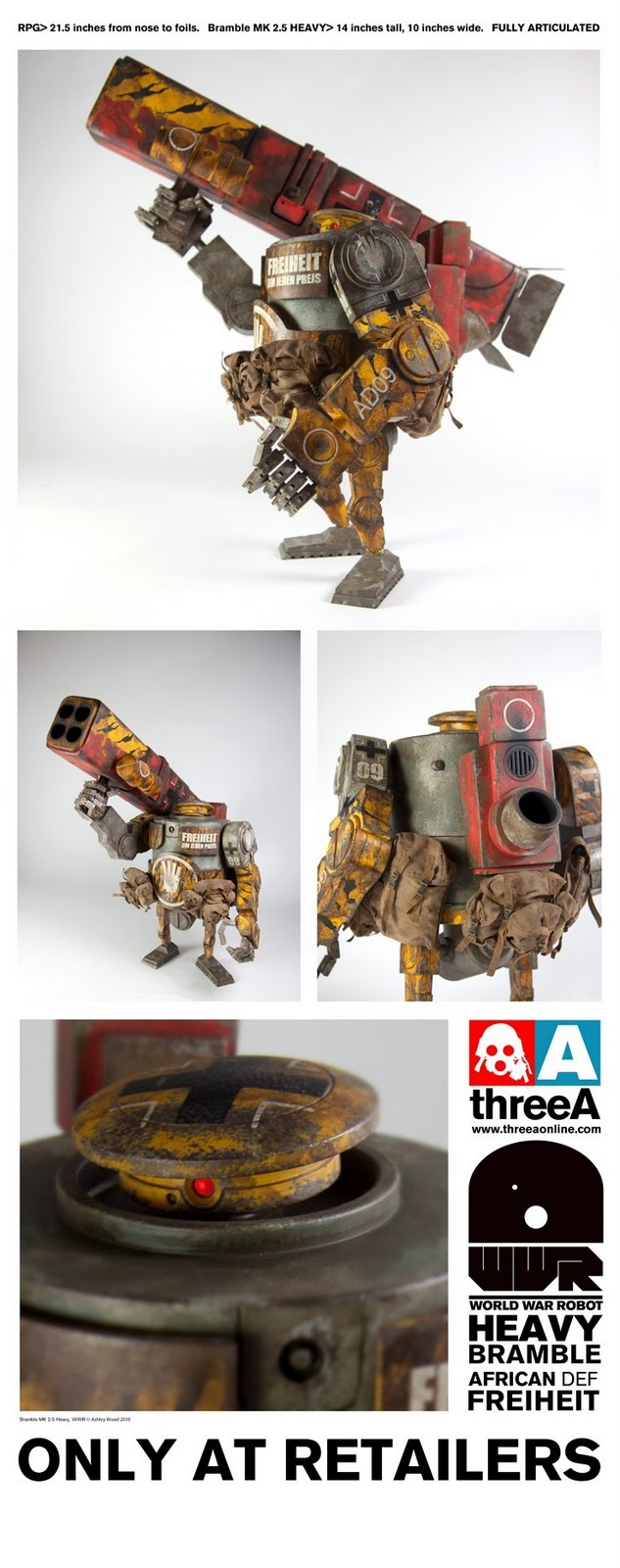 SNEAK PEEK: ThreeA Heavy Bramble Afrikan Defense ~ Tenacious.Ninja ...