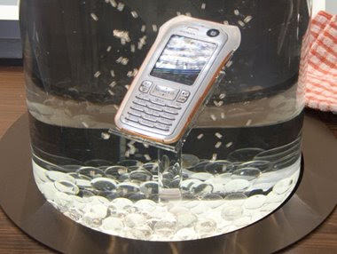 V-Techo: Dry a CellPhone Fallen in Water