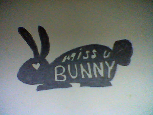 Write Love Notes: Miss You Bunny