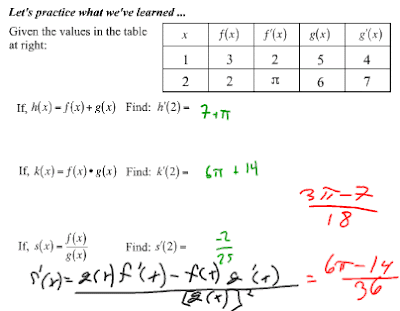 AP Calculus AB (2007-08): November 2007