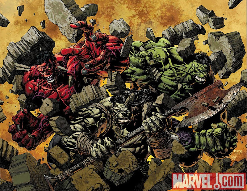 EVERY COMICS: [MARVEL] WORLD WAR HULKS par David FINCH