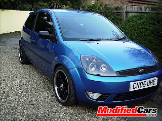 luxuries cars: Modified Car Ford Fiesta Zetec 2005 Blue