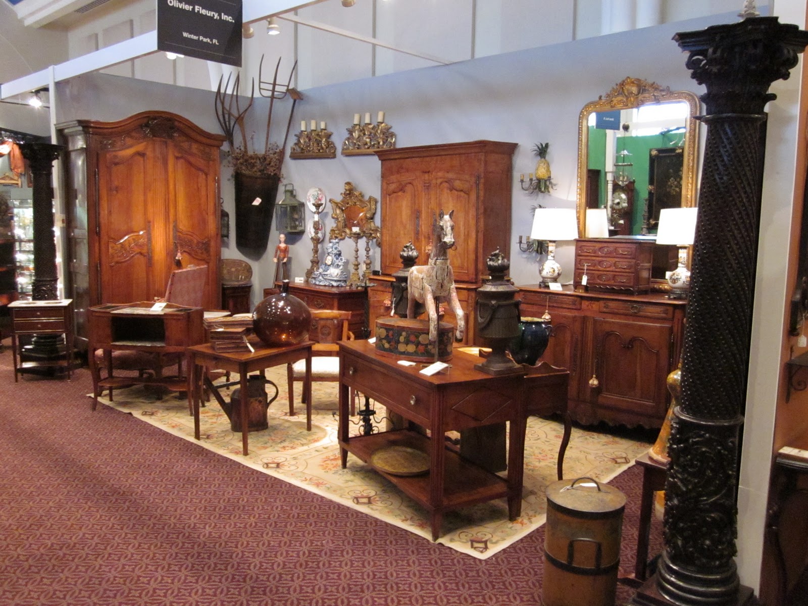 French Country Antiques: February 4, 2011 - Cathedral Antiques Show in ...