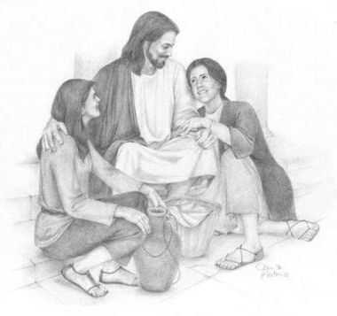 Pencil Drawings of laughing Christ | Mercy Heals