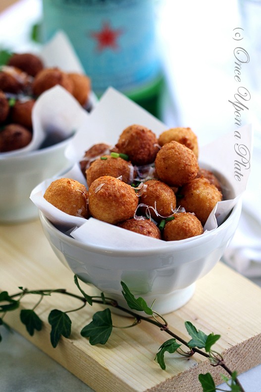 Once Upon a Plate: Savory Egg Fritters ~ Mini Size