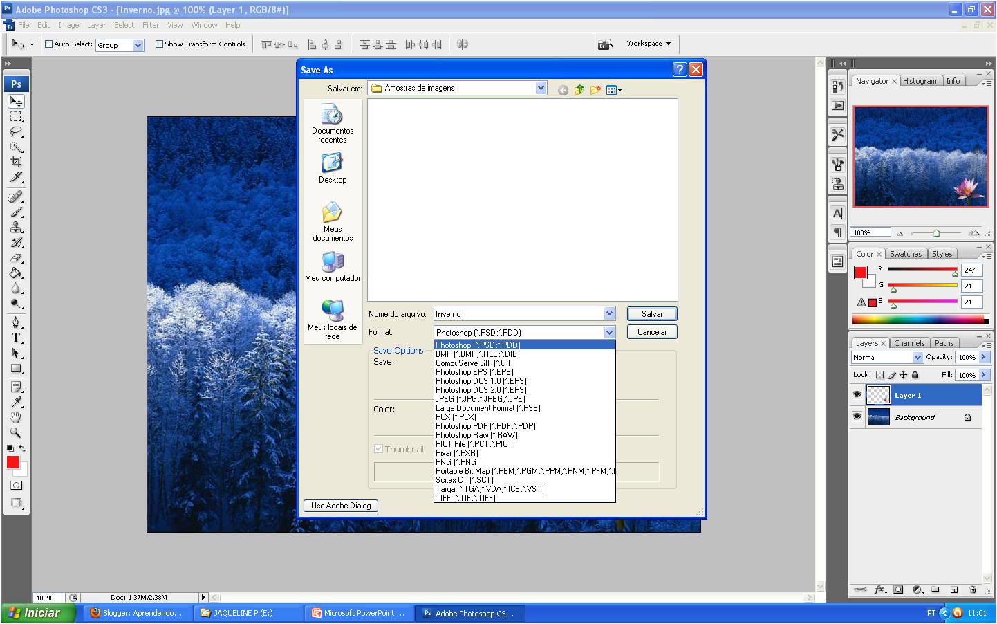 Aprendendo e Postando: Adobe Photoshop