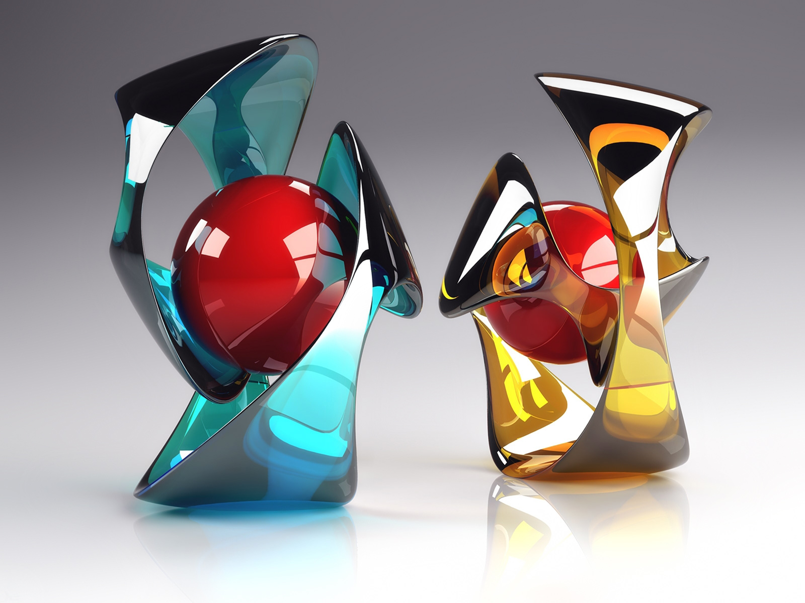 3d Wallpaper Free Download: 3d Crystal glass wallpaper free download