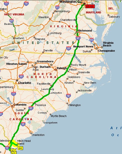 Road Trip across US: Day 15 and 16 Atlanta to Savannah to Washington DC