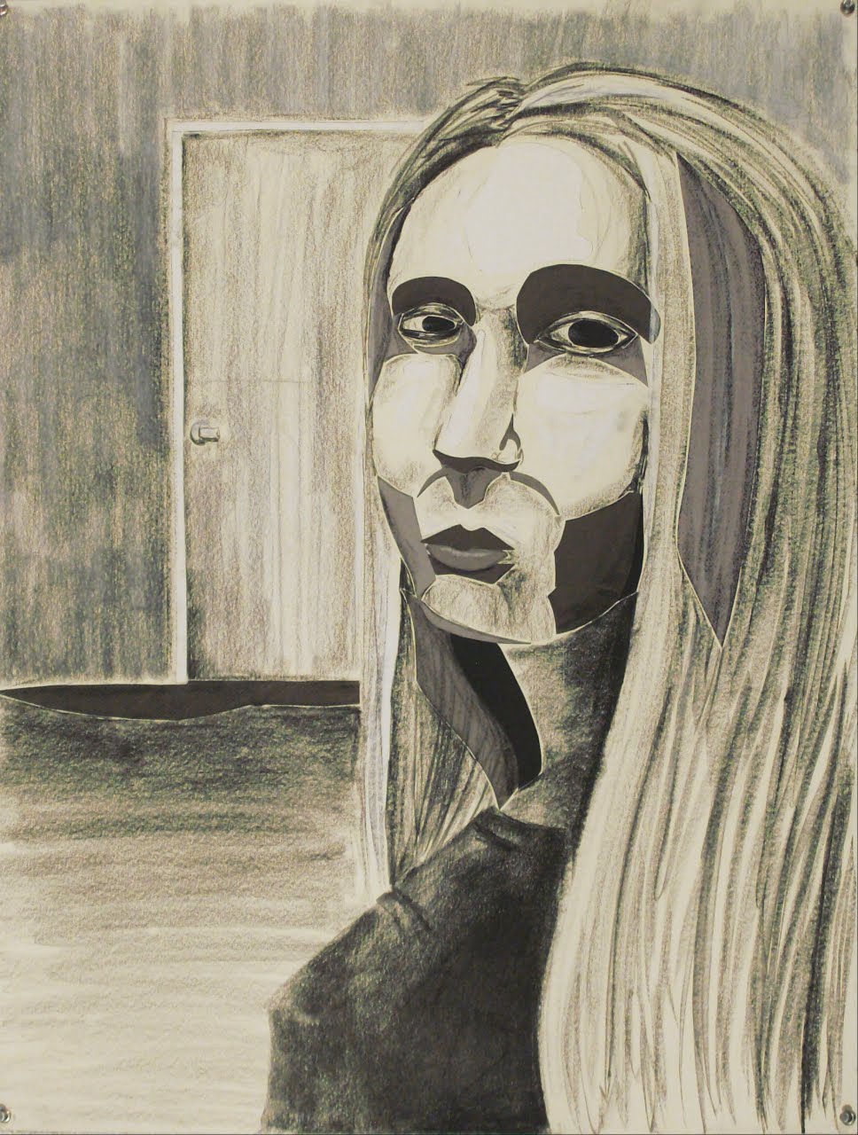 FD 110B: Collage/Drawing: Self Portrait