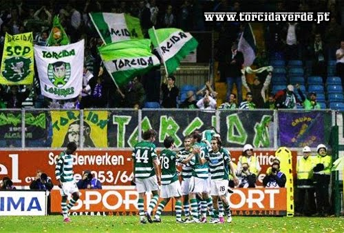 Claques de Portugal: Torcida Verde em Gent.