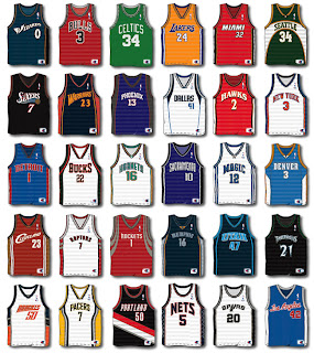 o melhor da NBA: Equipamentos das equipas da NBA