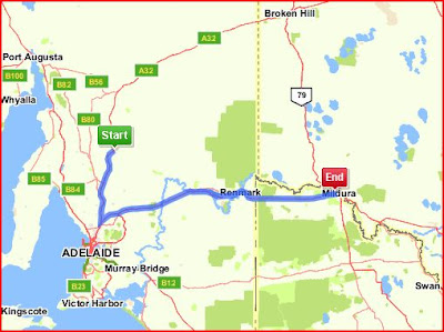 Scott's Australian adventures - The Nullarbor: Mildura, Vic - Maps ...