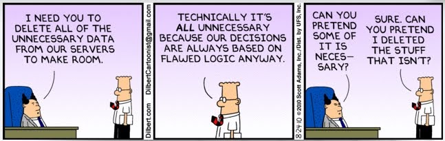 Business Analytics News by Marcus Borba: Dilbert on Data Governance