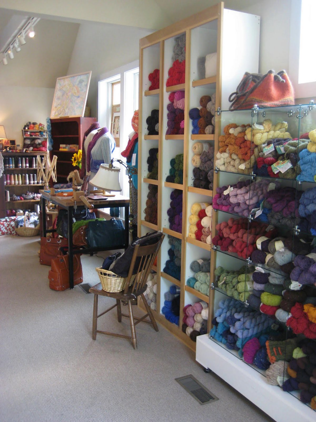 Robin Ulrich Studio: Knitting with Friends, Yarn Shop Review & Recipe