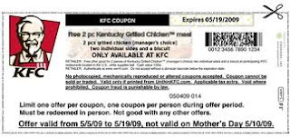 Coupons For Free: KFC Coupons - Print Your Free Coupons