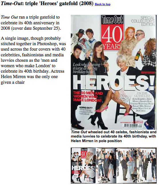 Design Context: Magazine Front Covers: Special Effects