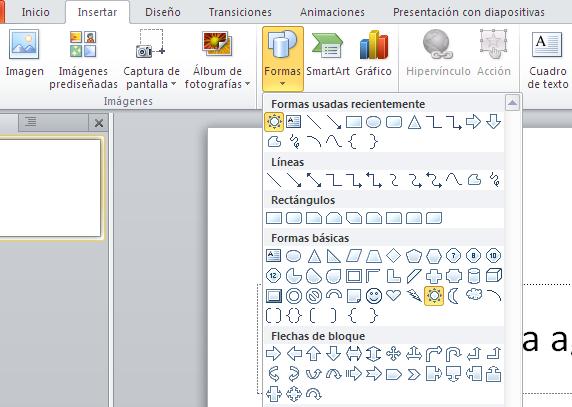Aprendiendo PowerPoint: Dibujar Formas