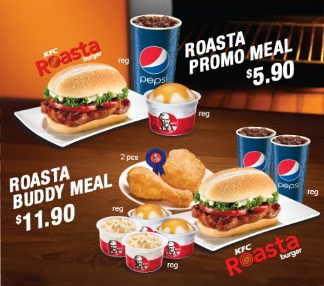 Interesting Green: Sizzling Succulence - KFC Roasta Burger