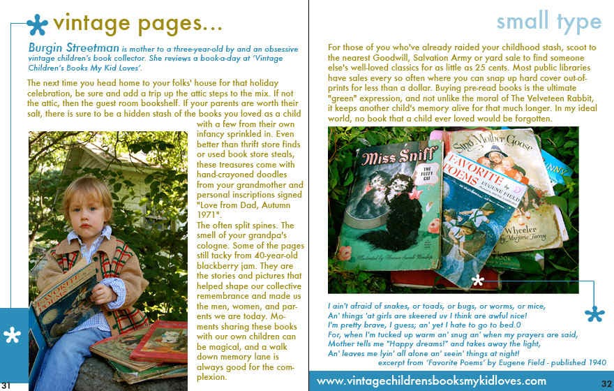 Vintage Kids' Books My Kid Loves: small magazine