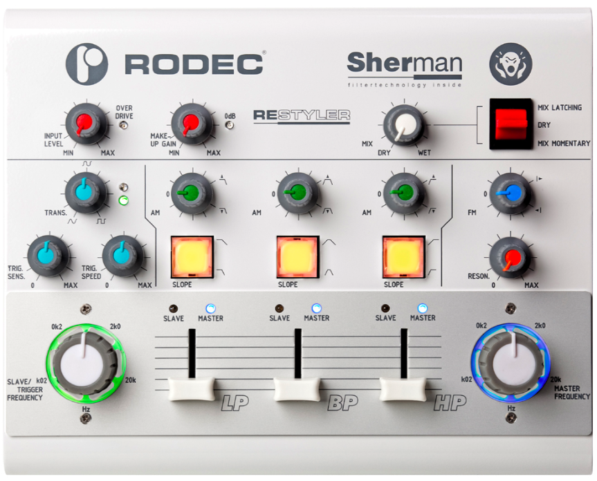 Sherman Rodec Restyler Analog Filter |ZeSoundSuite Dot Com