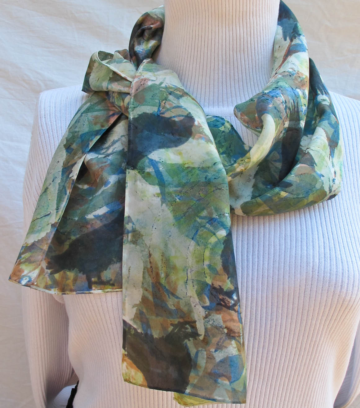 Linda Marcille, Fine Art ~ Crow House Studio: Hand Screen Printed Silk ...