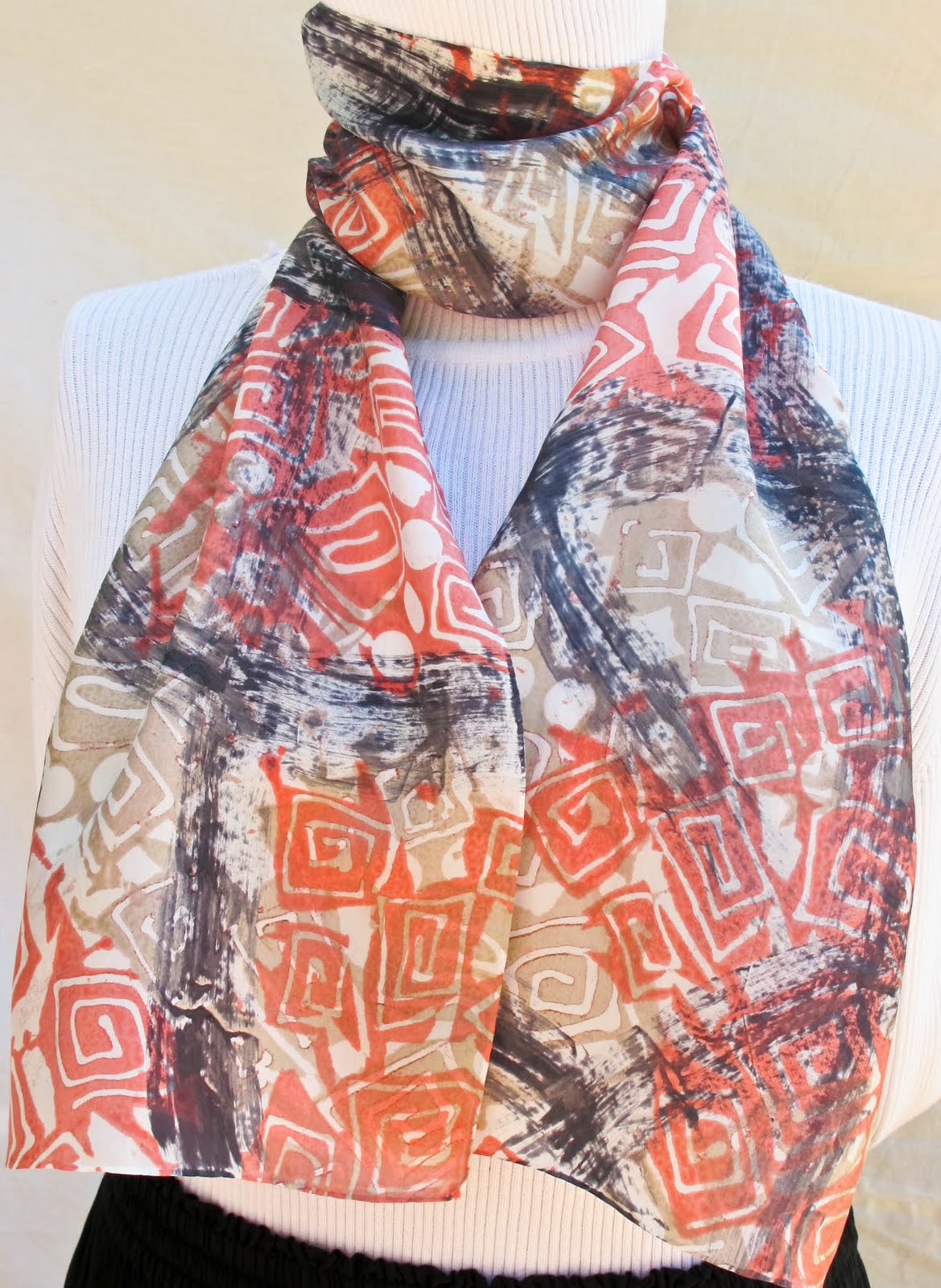 Linda Marcille, Fine Art ~ Crow House Studio: Hand Screen Printed Silk ...