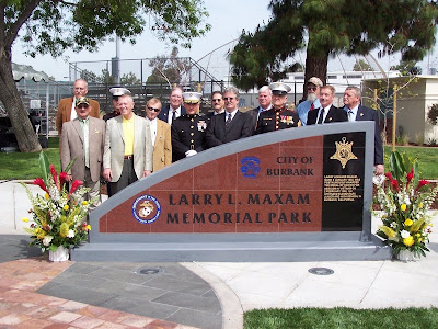 Linda's Burbank High School Blog: Larry L. Maxam Memorial Park ...