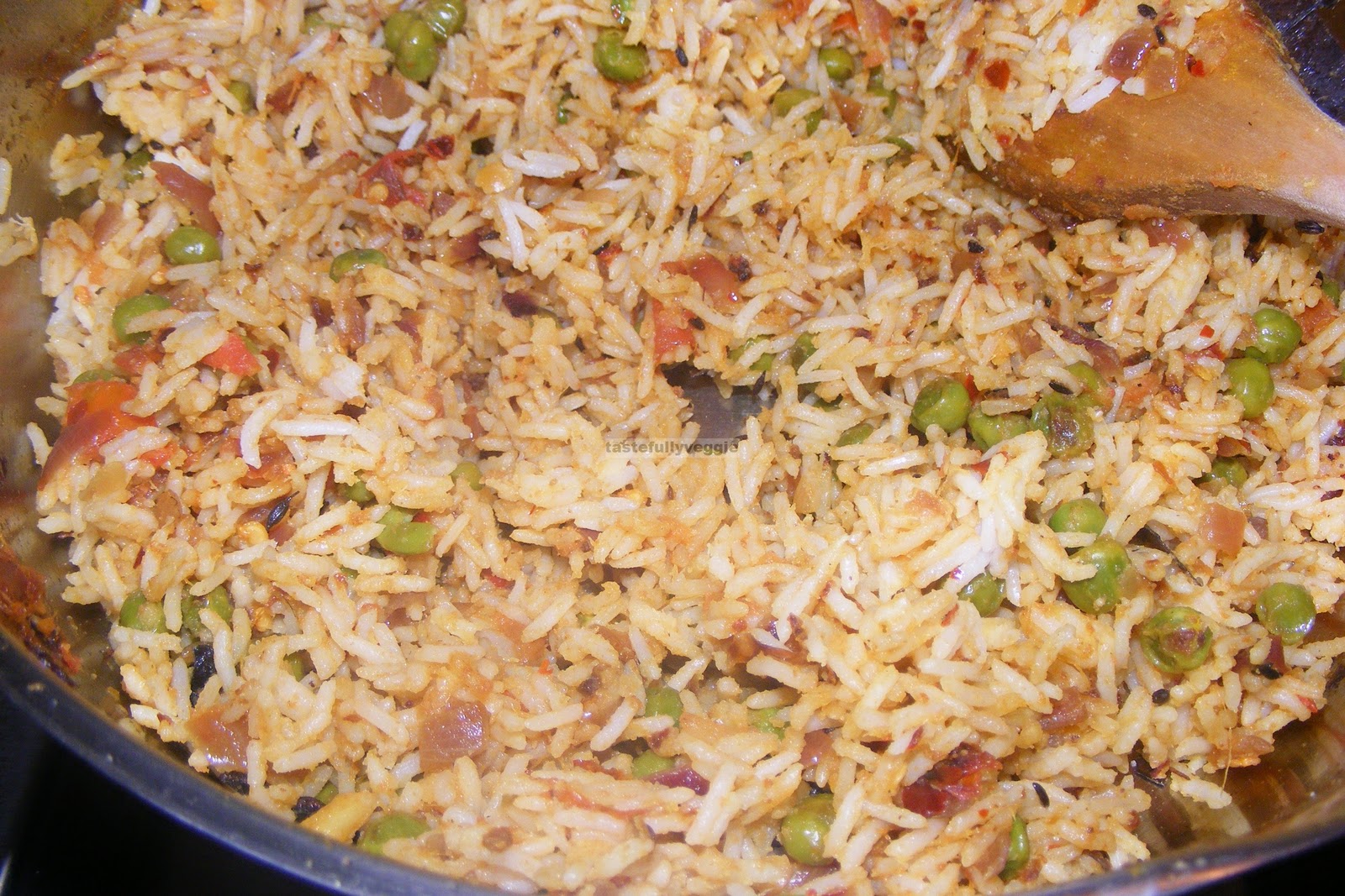 Tastefully Veggie ...: Masoor Dal Pulao (Red Lentil Rice)