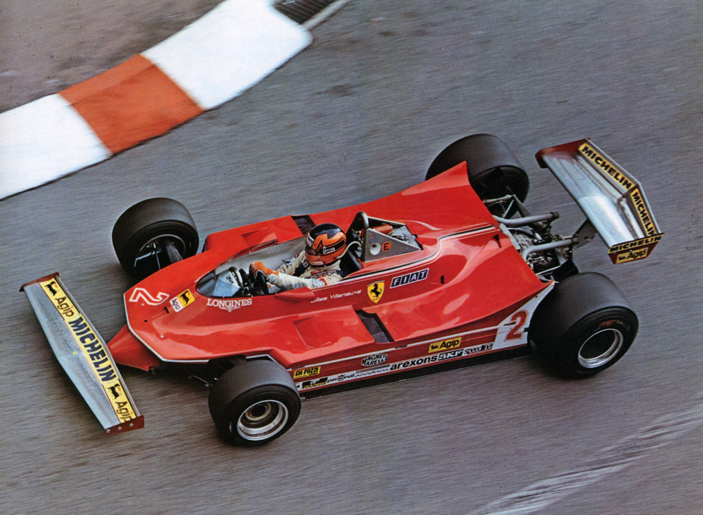 Gilles Villeneuve, Ferrari 312 T5, 1980 Monaco GP | Ferrari racing ...