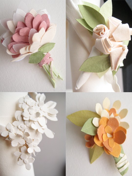 simply...splendid: Paper Art Wedding Cake Toppers