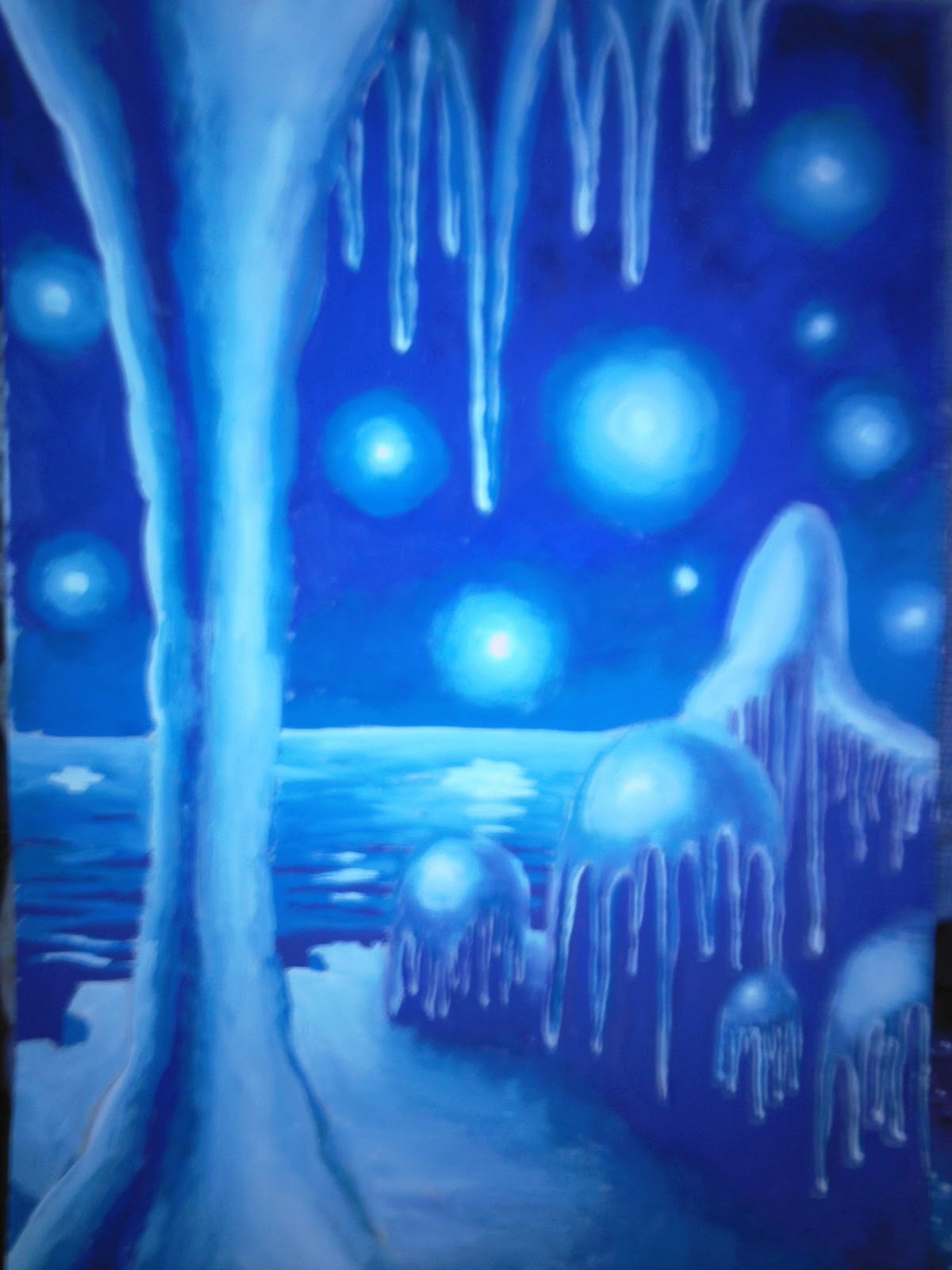 My drawings and pintings of winter