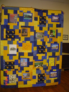 Stitchers Group: WVU Quilt