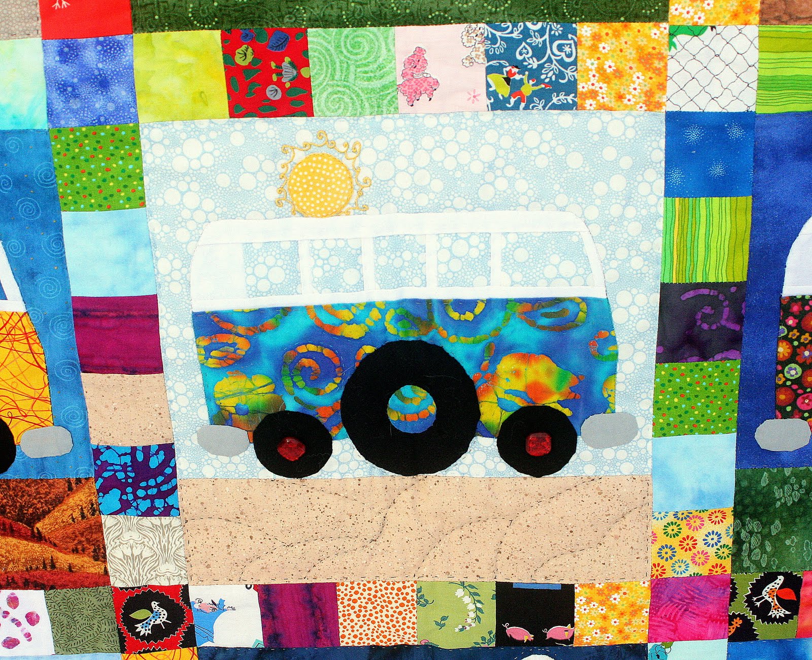 Dirt Cheap Decor!: VW Bus Quilt
