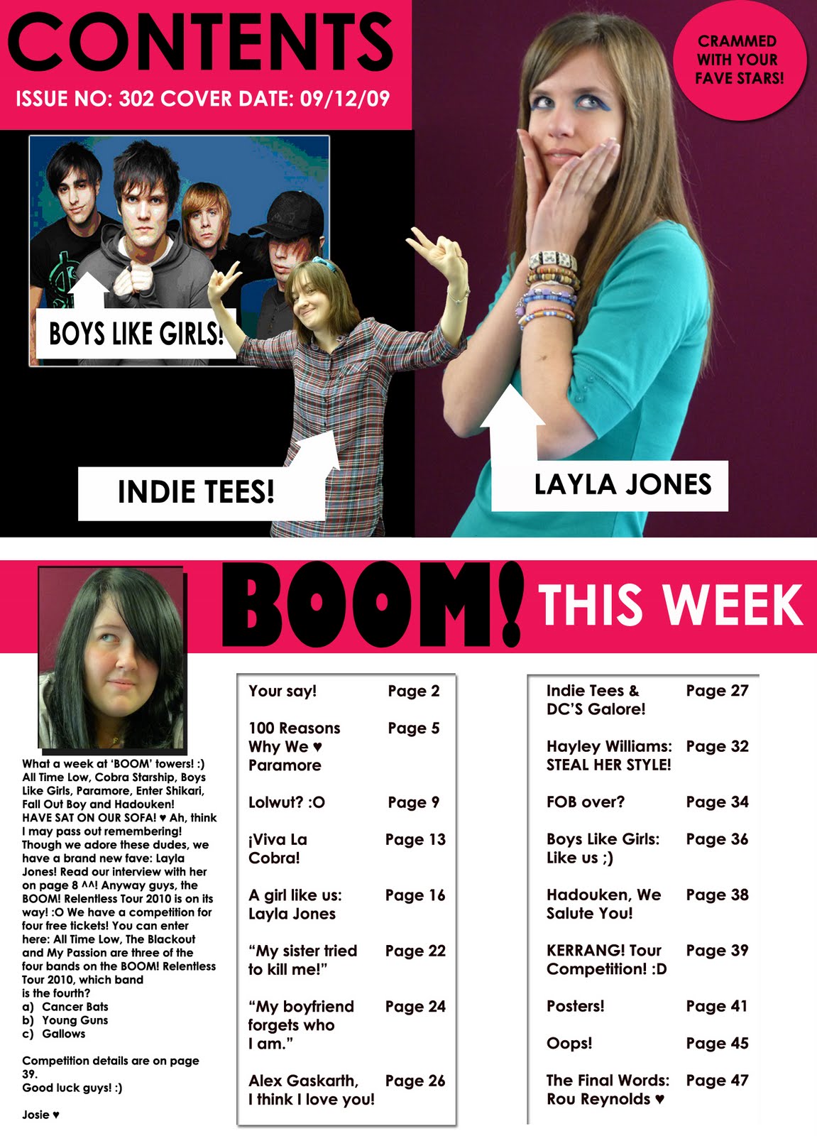 WATCHING THE DETECTIVES: Year 11 GCSE Magazine Contents Pages 2010