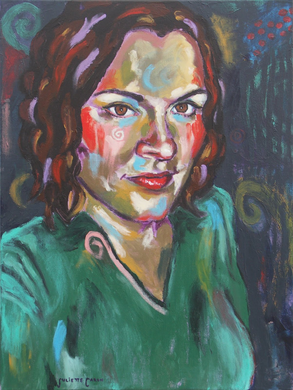 Juliette Caron-Artist: Self-portrait 3
