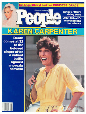 Medusa: KAREN CARPENTER: INTO THE SLIPSTREAM OF ANOREXIA & BULIMIA