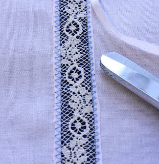 Creations By Michie` Blog: Lace Insertion