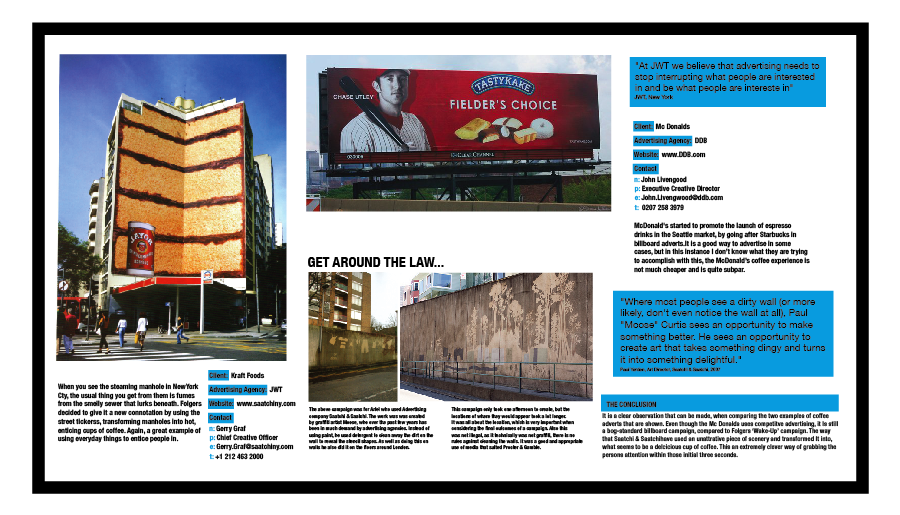 FMP- Design Context: Context Poster Ideas- Beyond the Billboard