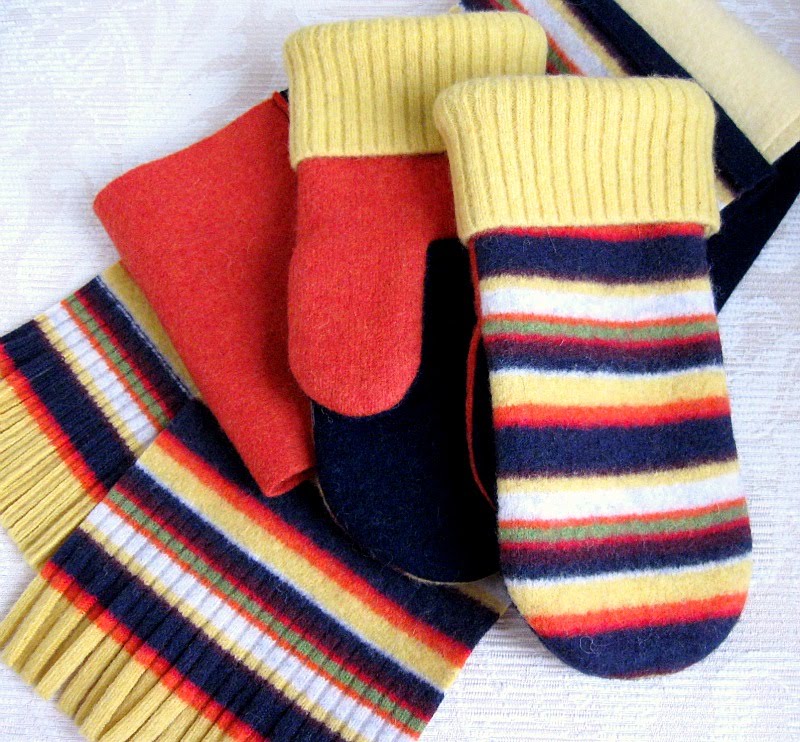 FeltSewGood: Warm Woolen Mittens