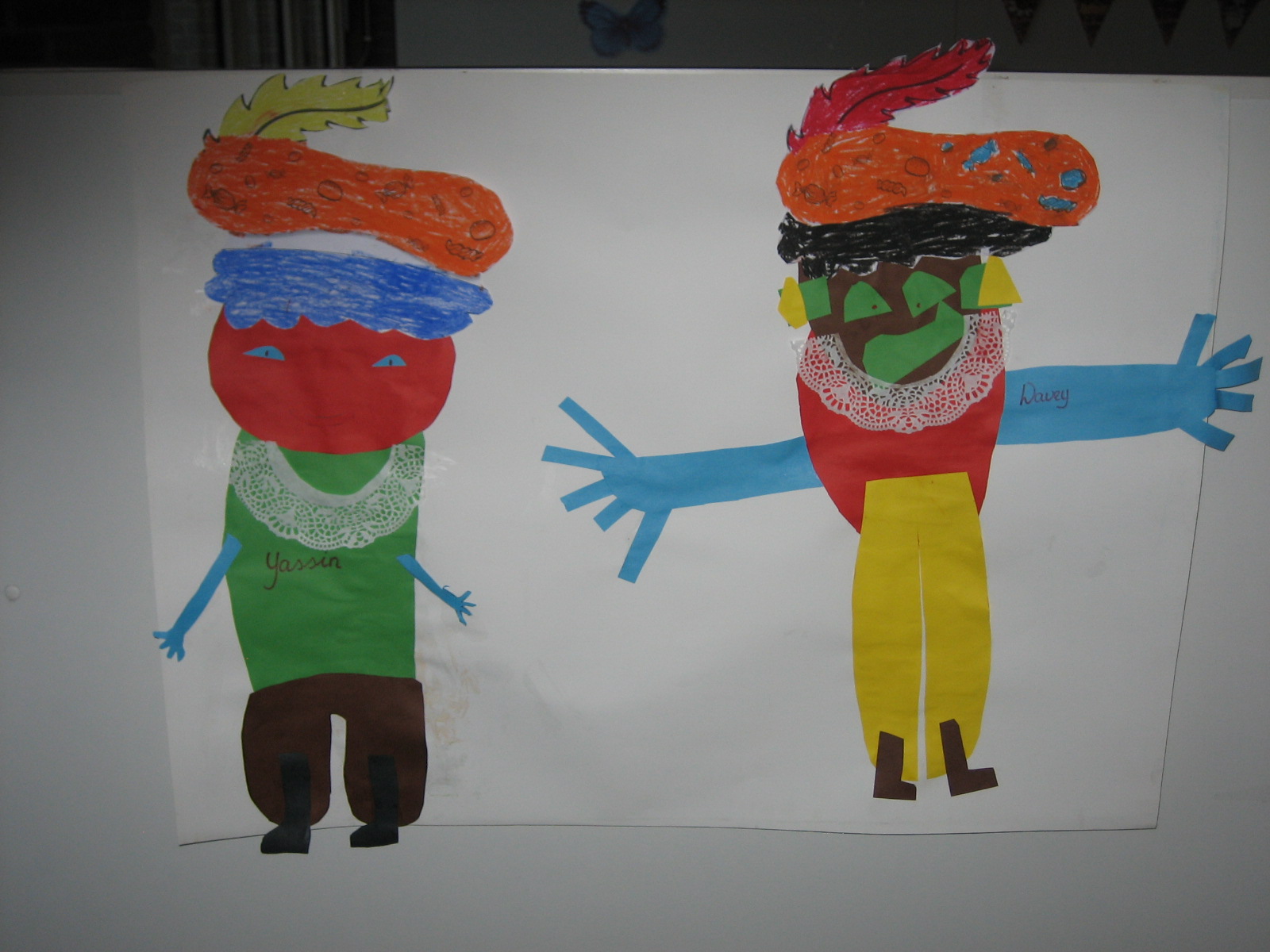 groep 7: sinterklaas knutselen.