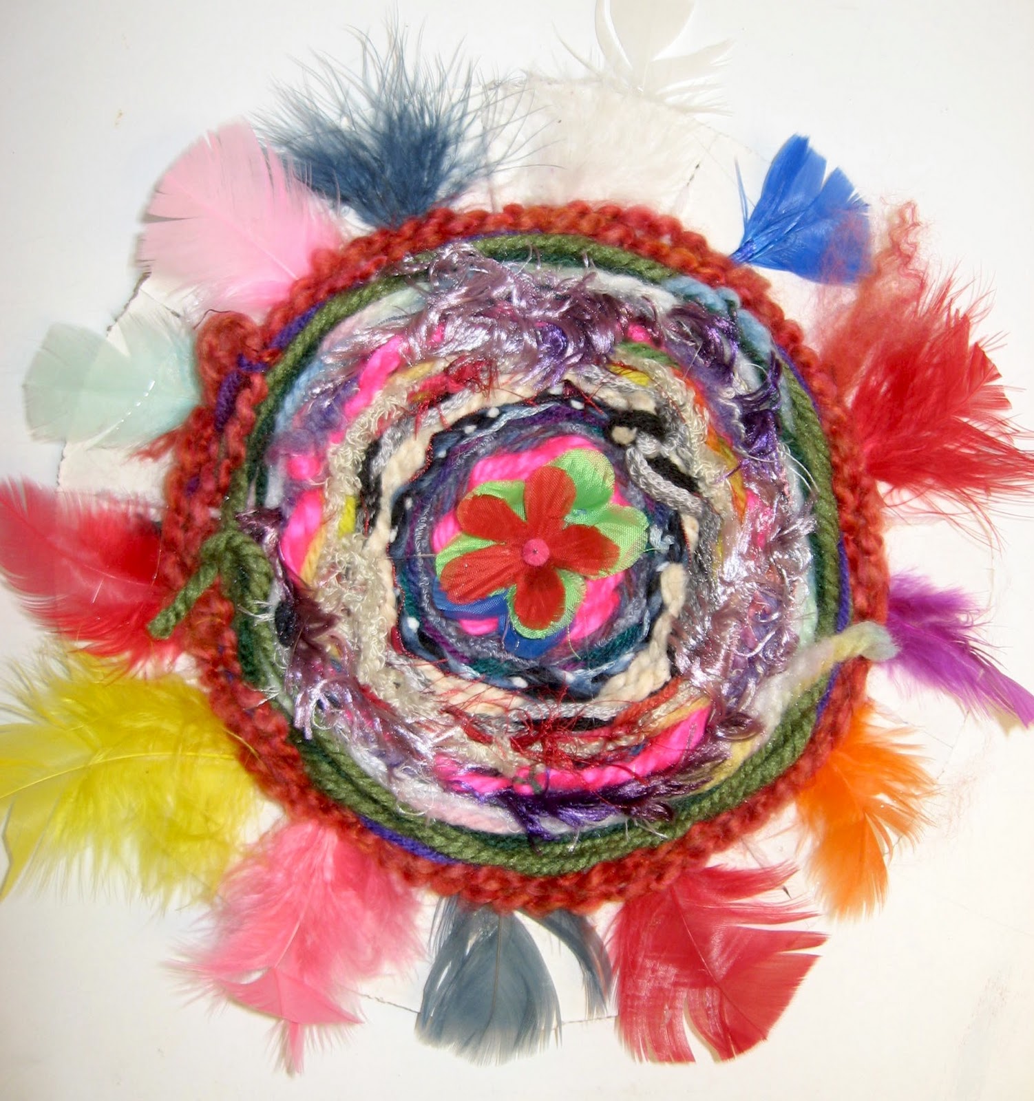 Art is Basic-- Art Teacher Blog: Circular Weaving