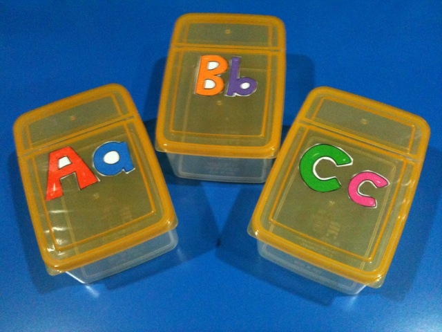 Everyday a Mum: Alphabet Boxes