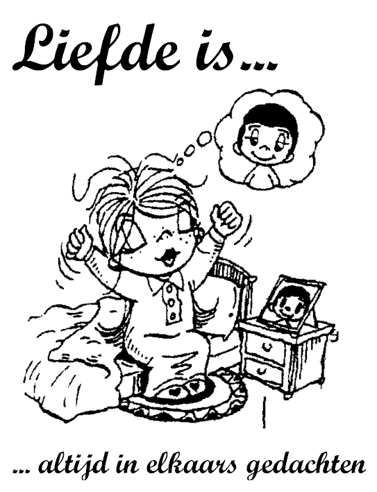 onderweg: Liefde is... in elkaars gedachten