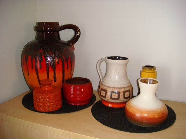 retrovintagecollectables: Pottery with a 70's Flavour in Earthy Colours