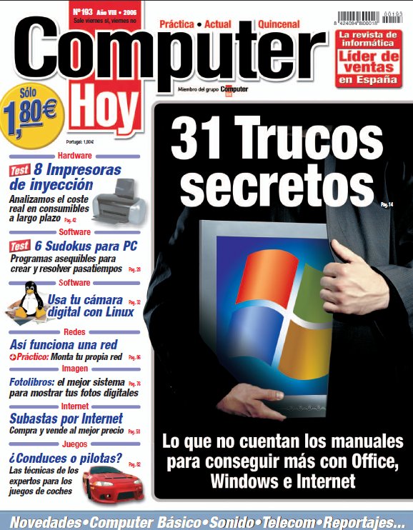 Revista Computer Hoy Nro. 193: 31 Trucos secretos | FreeLibros