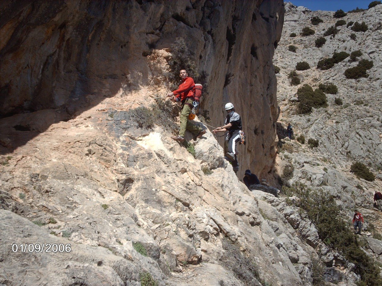 enriquemonte: LEIVA, VIA CARRILLO-CANTABELLA, 6a, 200m. Murcia, SEMANA ...