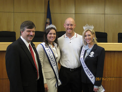 Susie Overvold: Mrs Stillwater Banner Presentation