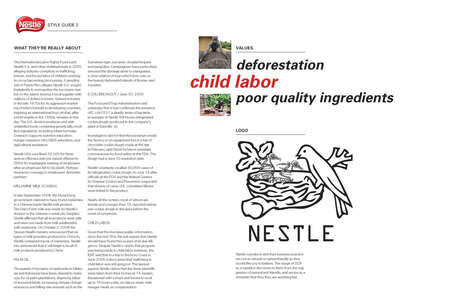 advancedimagemaking: Nestle: Rebrand // amy fortunato